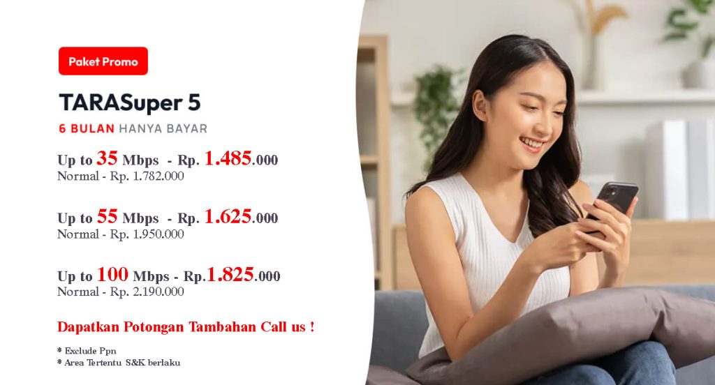 TaraNet - Intenet Cepat Berkualitas 100% Fiber Optik